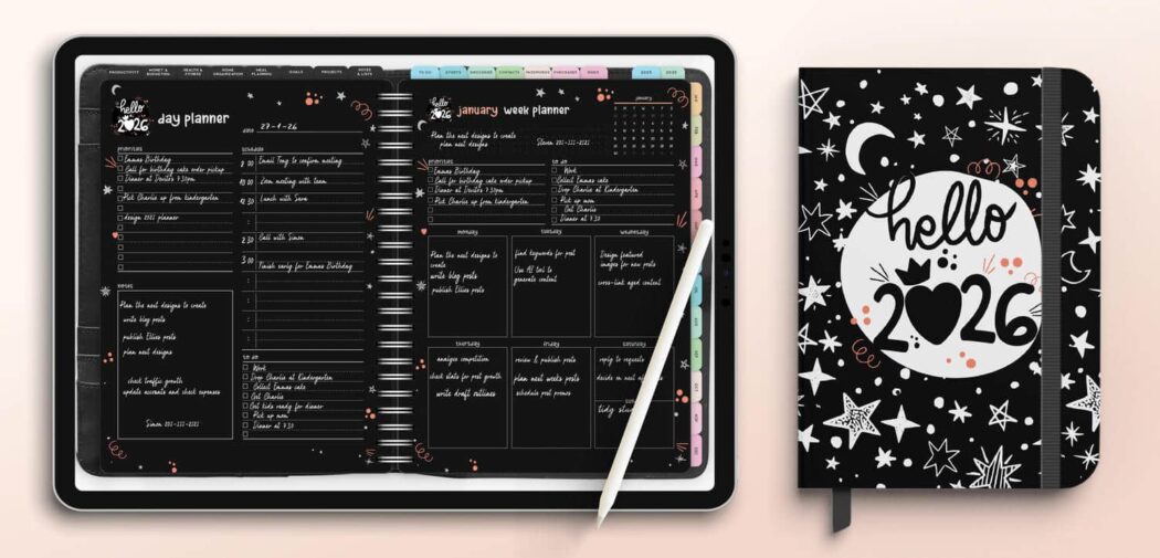 Free Stylish 2026 Digital Planner PDF | Plan Your Year in Style - World ...