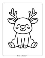 Reindeer Coloring Pages - World of Printables