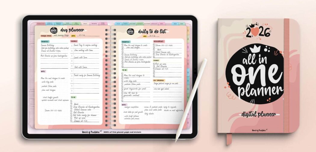 2026 GoodNotes Planner | With 108 Free Templates - World of Printables