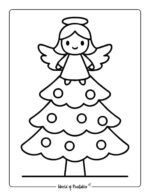 Free Printable Christmas Tree Coloring Pages - World of Printables