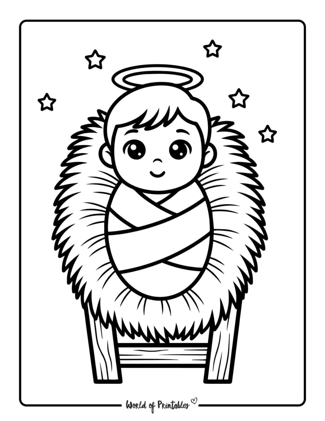 Free Nativity Coloring Pages - World of Printables