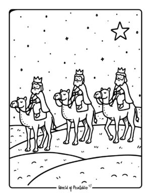 Free Nativity Coloring Pages - World of Printables