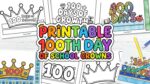 Free printable 100 days of school crowns - World of Printables