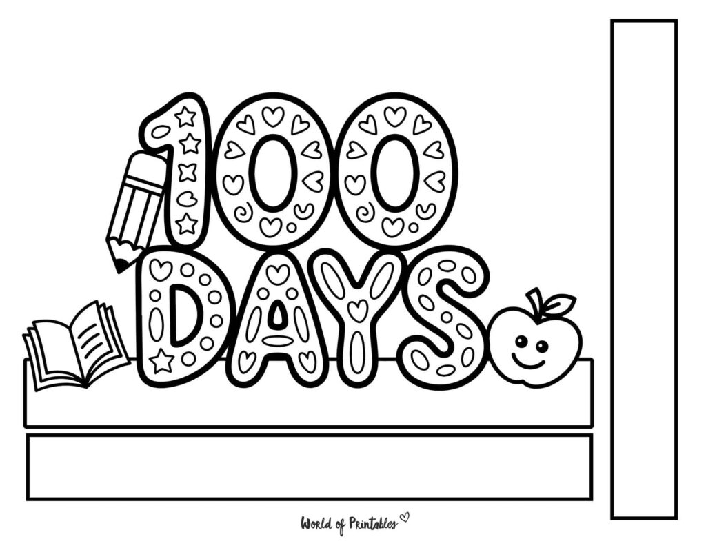 Free printable 100 days of school crowns - World of Printables
