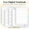 Free Digital Notebook for GoodNotes | Pages for notes, study, planning ...