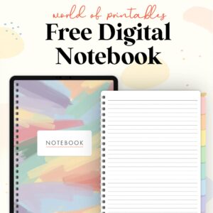 Free Digital Notebook for GoodNotes | Pages for notes, study, planning ...