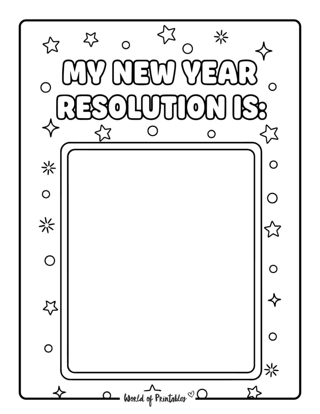 Free New Year’s Coloring Pages - World of Printables