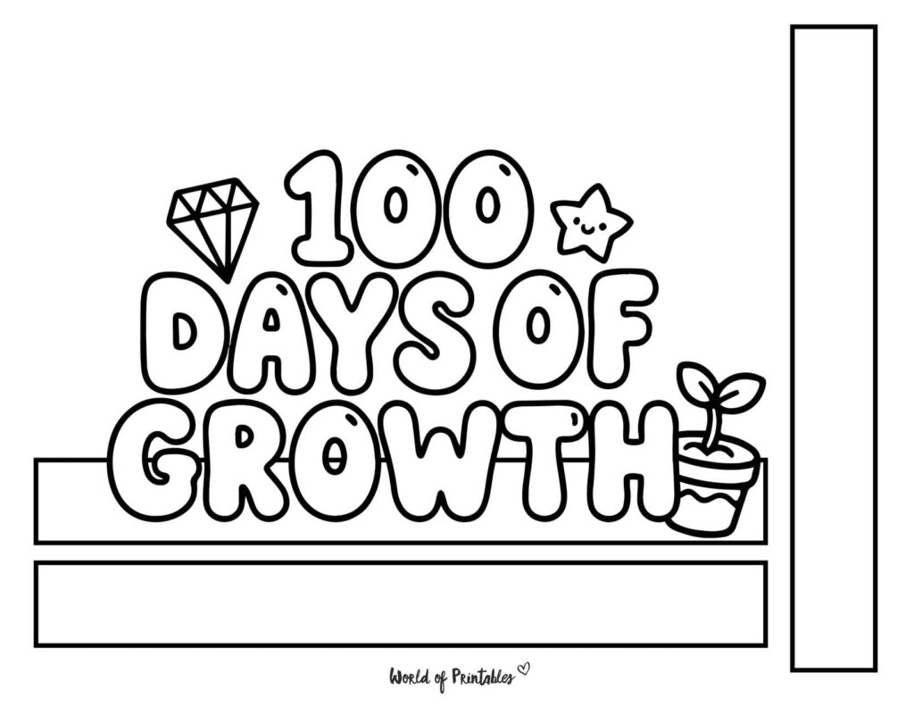 Free printable 100 days of school crowns - World of Printables