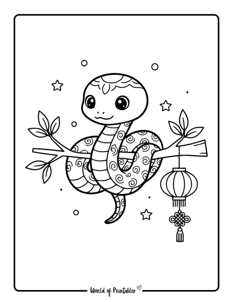 Chinese Zodiac Coloring Pages - World of Printables