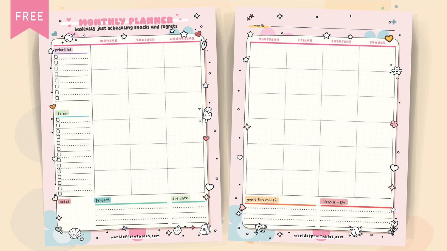 The Anti Boring Brain Binder: Free Printable ADHD Planner - World of ...