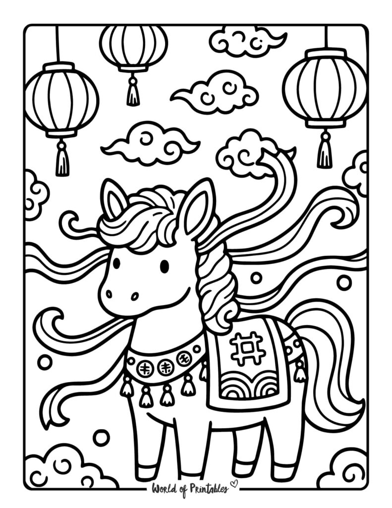 Free Chinese New Year Coloring Pages For Kids - World of Printables