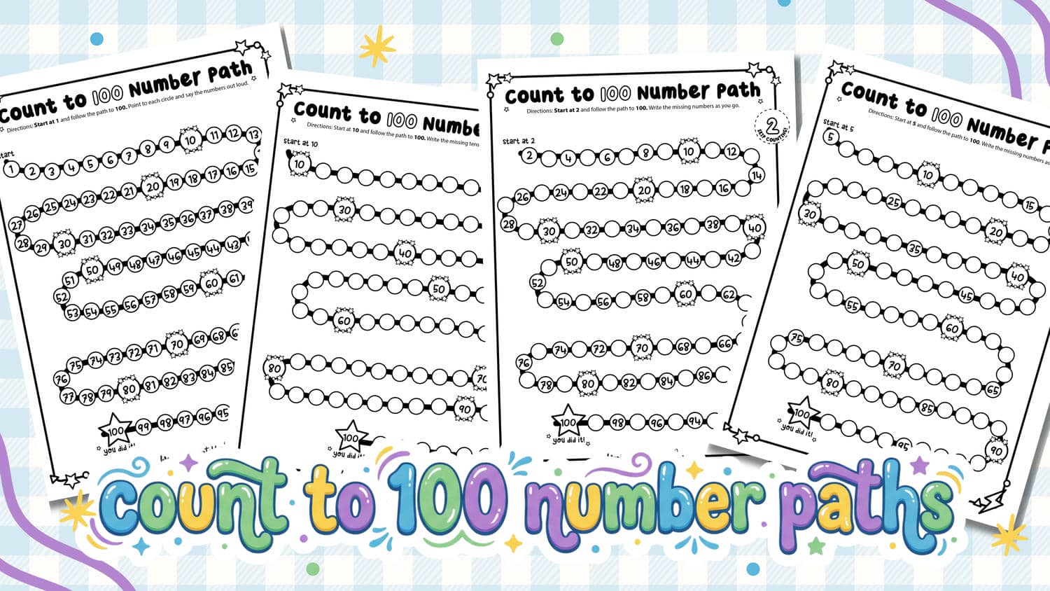 Free 100th Day of School Printables and Activities - World of Printables