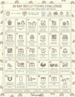 30 Day Decluttering Challenge (Free Printable) - World of Printables