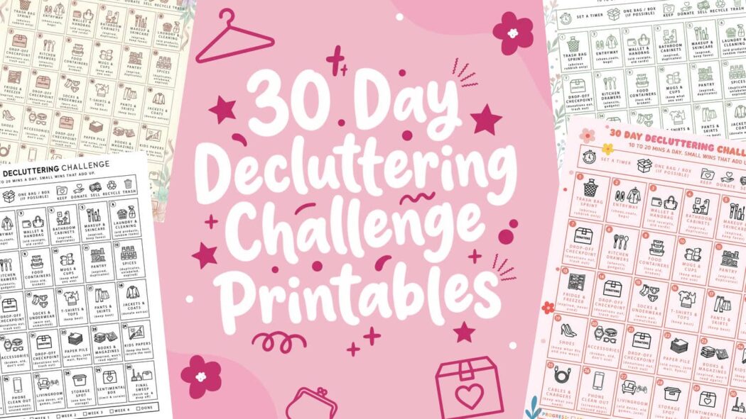 30 Day Decluttering Challenge (Free Printable) - World of Printables
