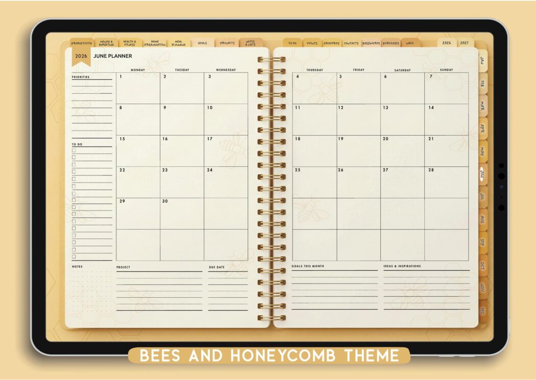 Digital Planner Themes - World of Printables