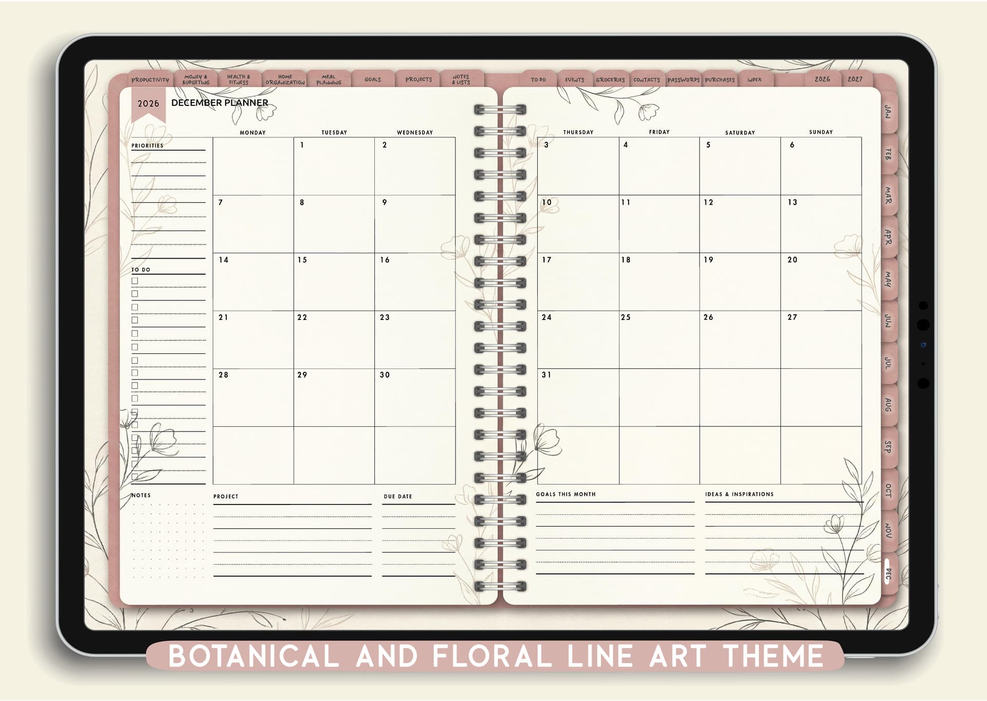 Digital Planner Themes - World of Printables