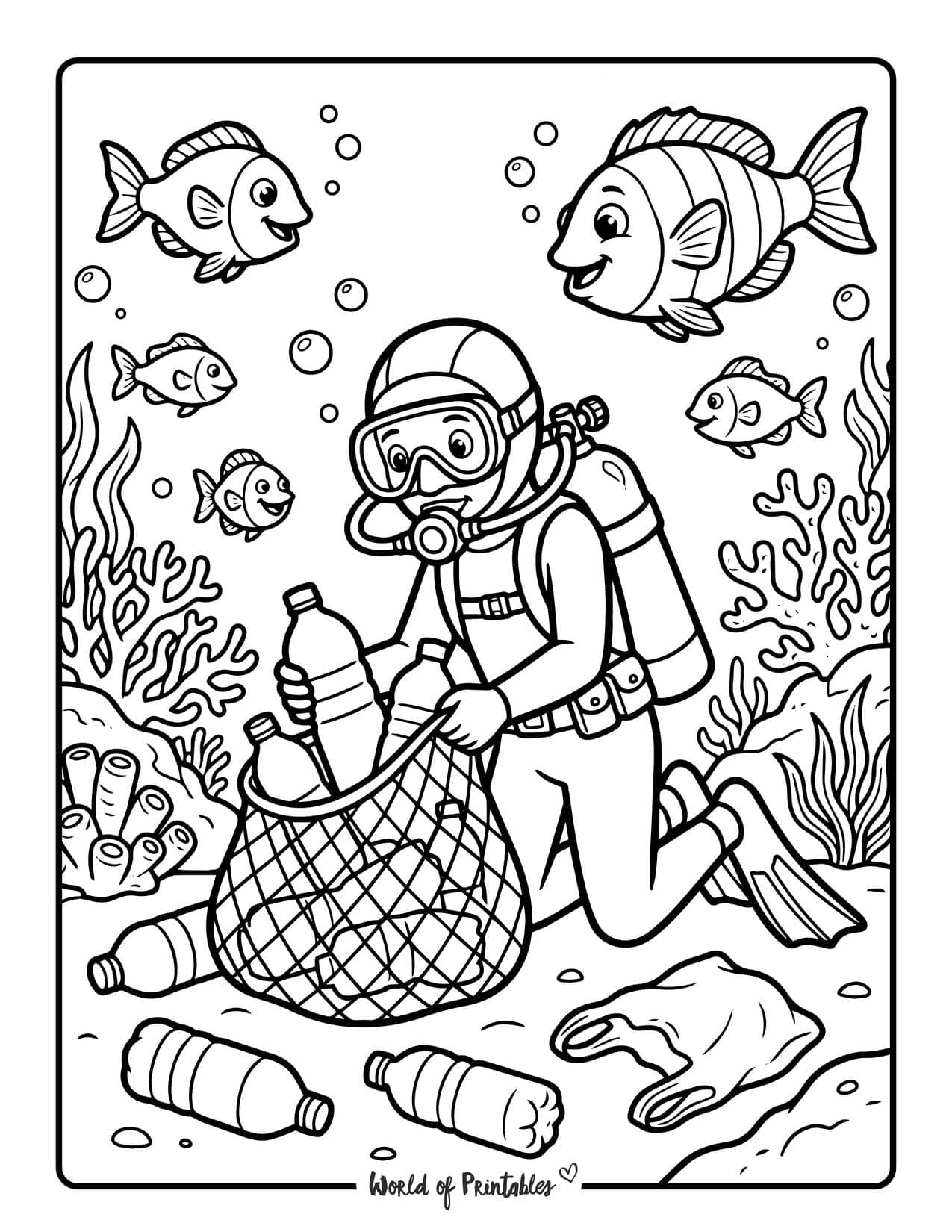 Earth Day Coloring Pages – Fun & Educational! - World of Printables