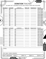 Donation Tracker Printable (Free) - World of Printables