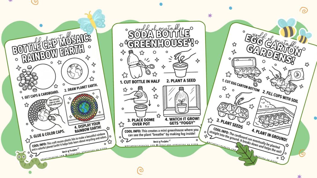 Earth Day Activities: Free Printables & Eco-Friendly Fun - World of ...