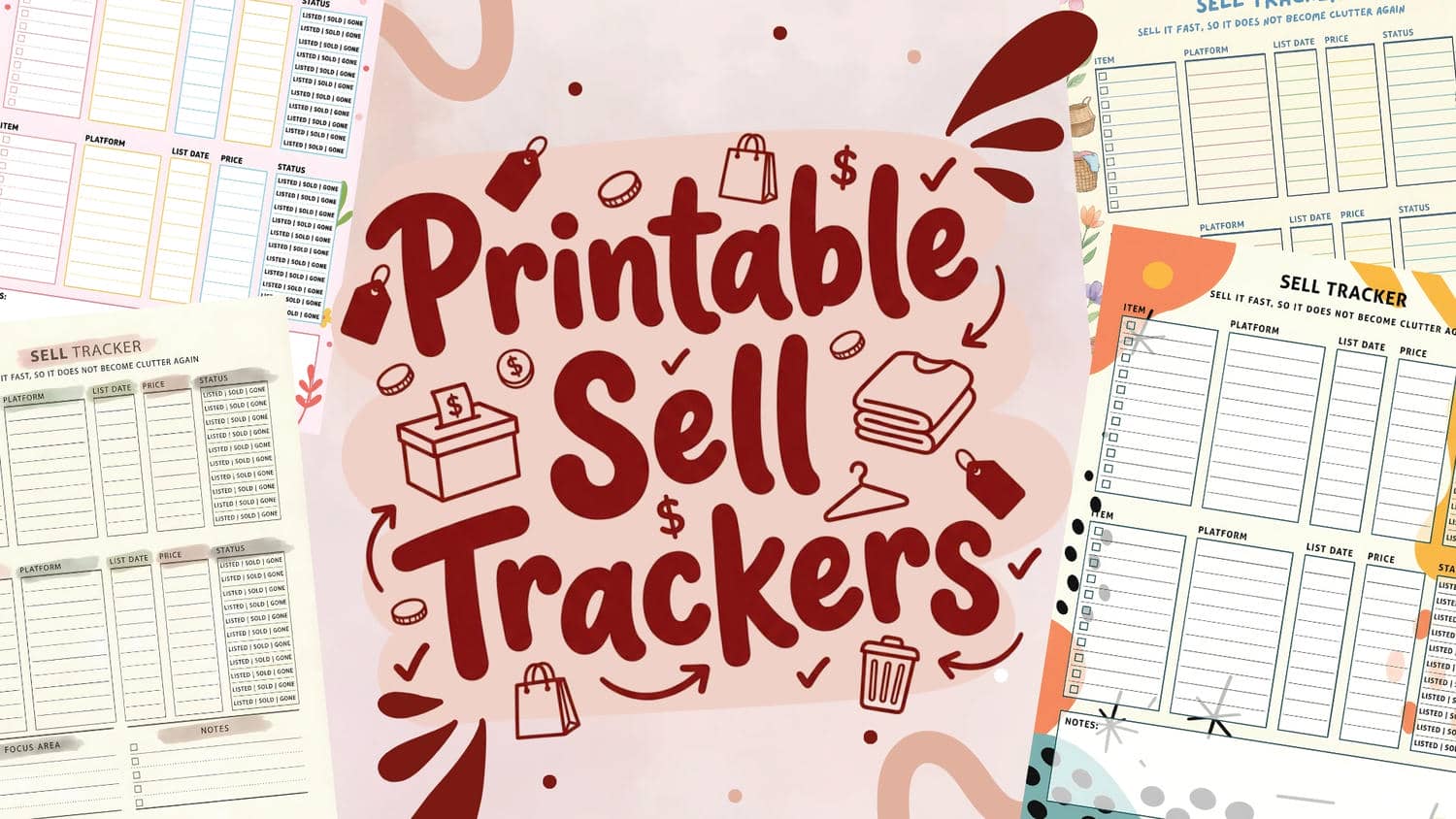 Sell Tracker Printable (Free) - World of Printables