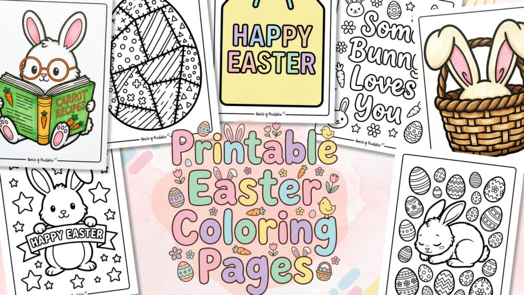 Free Printable Easter Coloring Pages - World of Printables