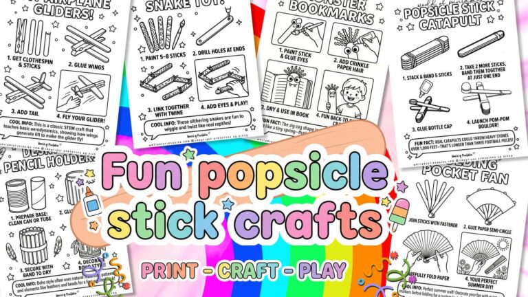 Popsicle Stick Crafts: 10 Fun & Easy DIY Ideas - World of Printables