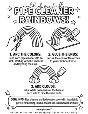 Pipe Cleaner Crafts: 10 Easy & Colorful DIY Ideas - World of Printables