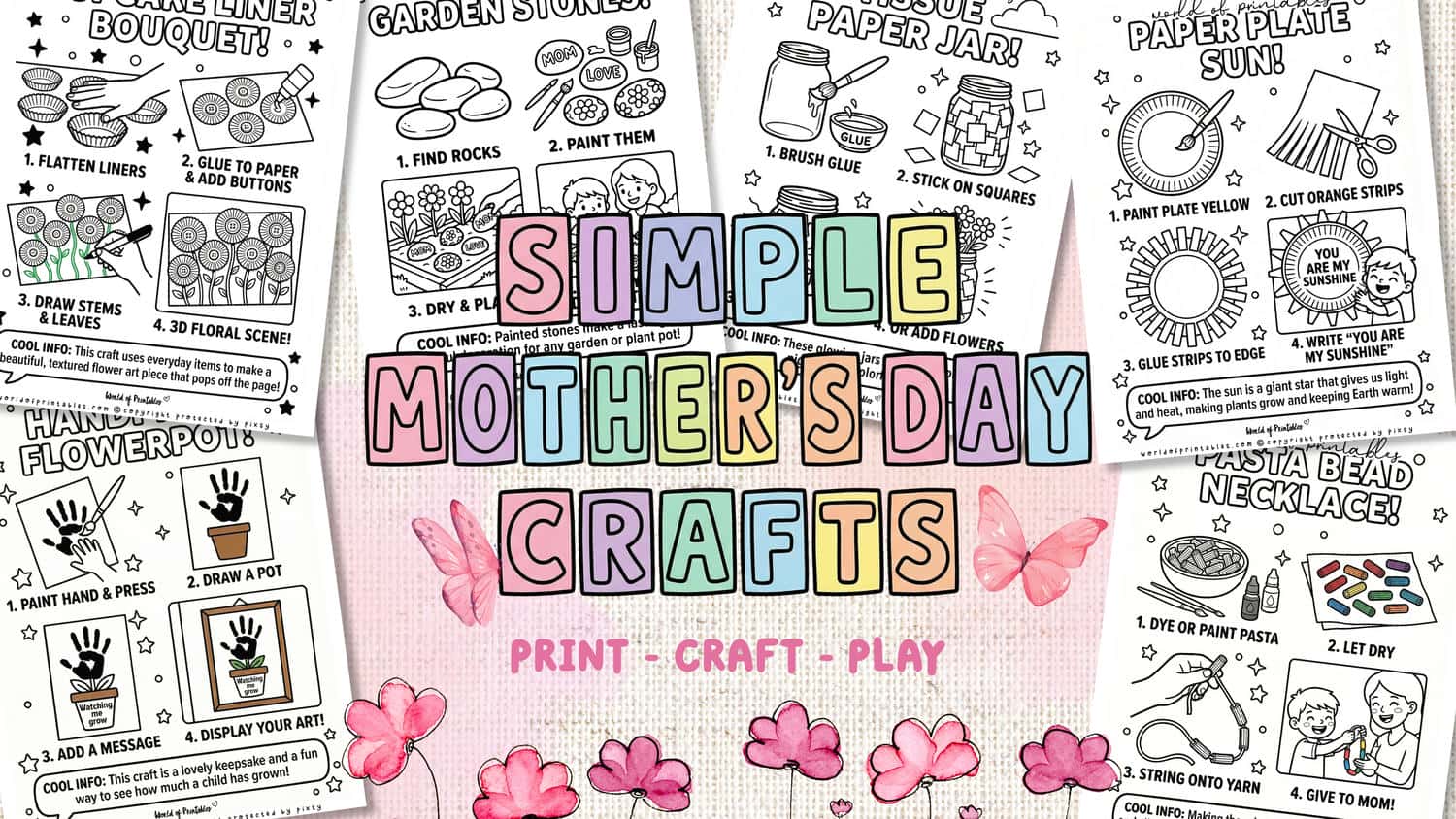 10 Simple Mother’s Day Crafts for Kids: Easy DIY Gift Ideas - World of ...