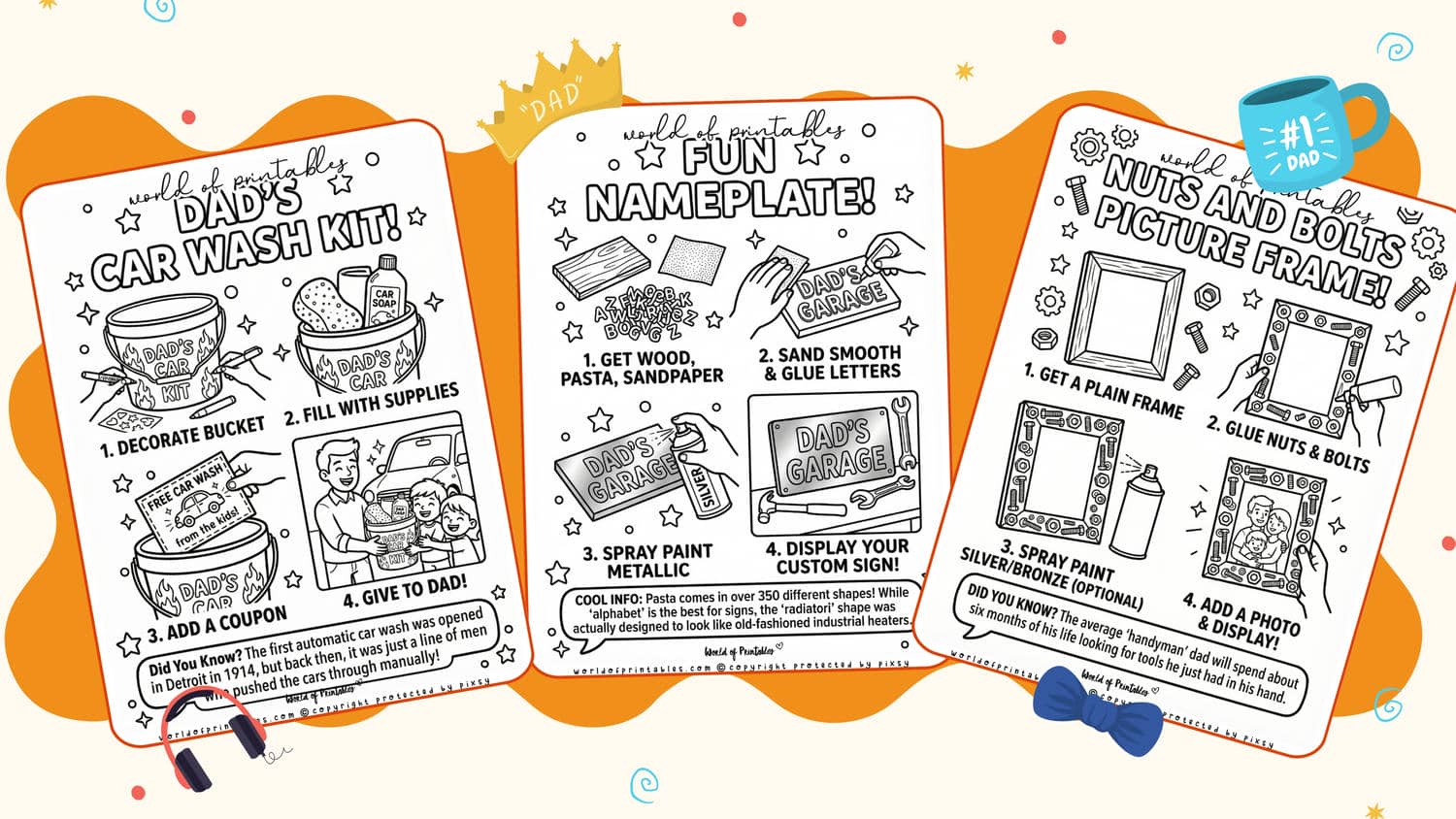 Free Father’s Day Printables For Kids - World of Printables