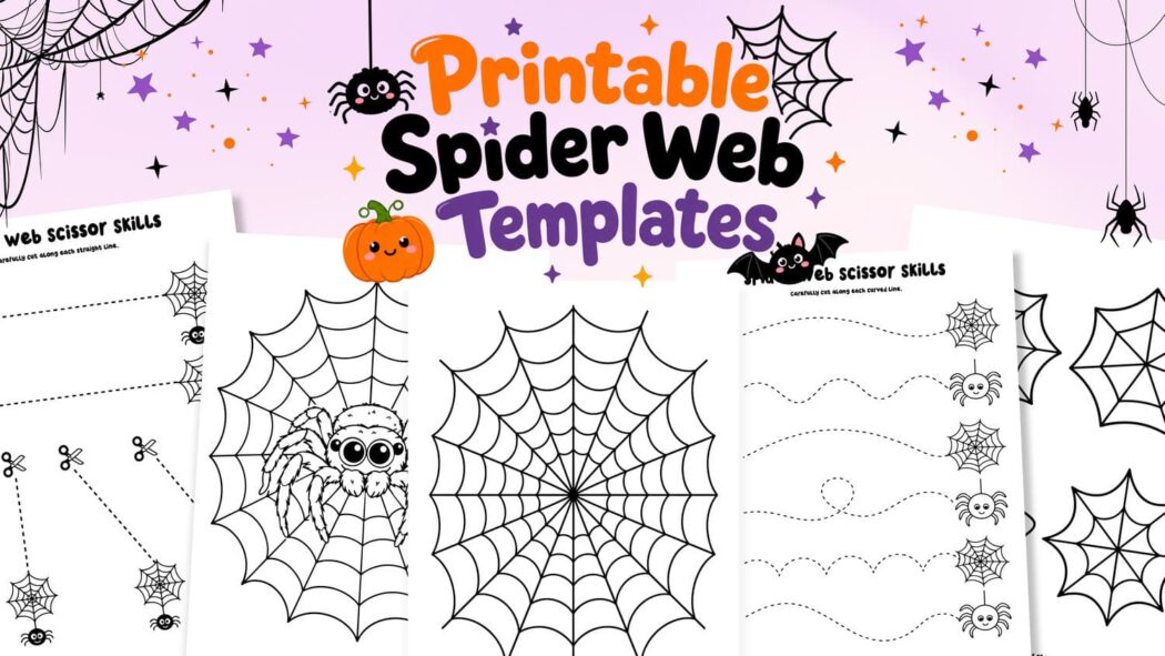 Free Printable Spider Web Templates - World of Printables
